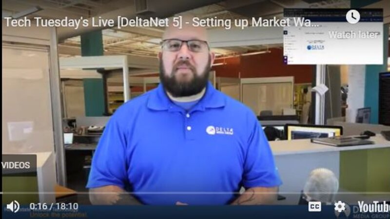 Tech Tuesday: Setting up Market Watch Reports
